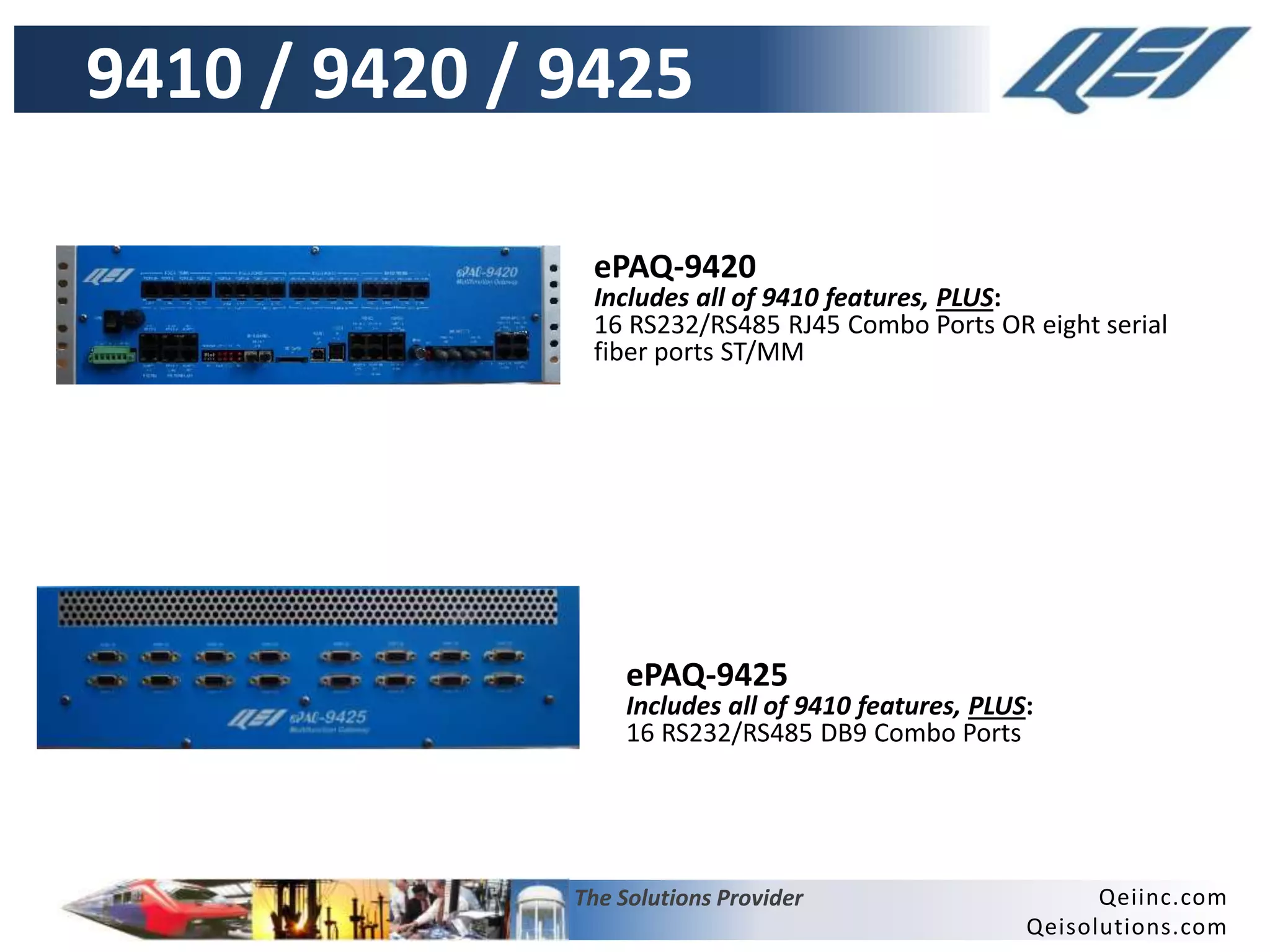 Multifunction Gateways - QEI LLC | PPTX