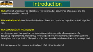 Risk management presentation | PPTX