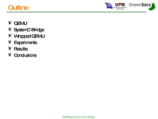 QEMU-SystemC (FDL) | PPT