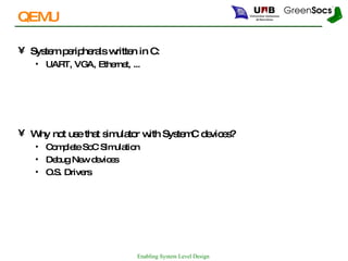 QEMU-SystemC (FDL) | PPT