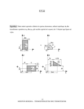 Qendra e Rëndesës - Statikë | PDF