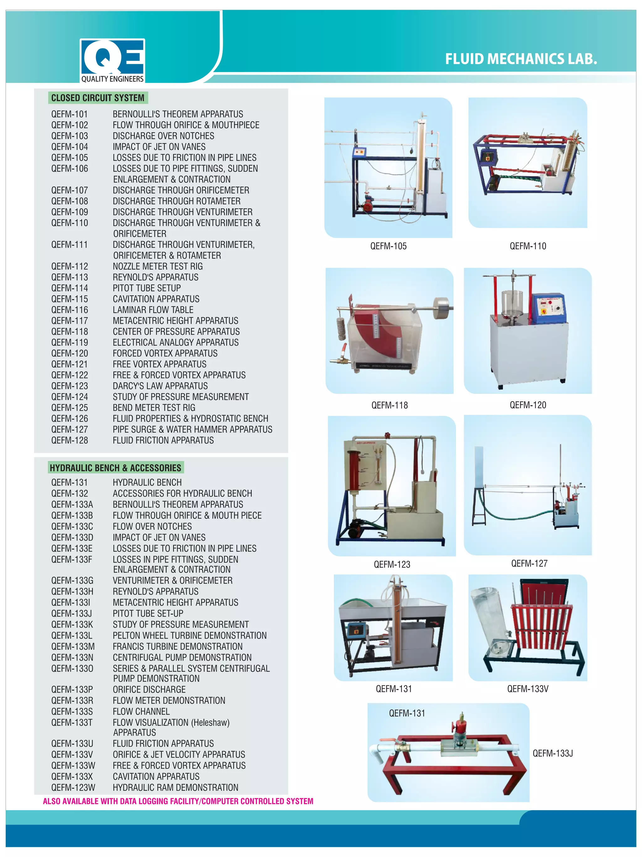 Laboratory Equipment By Quality Engineers | PDF
