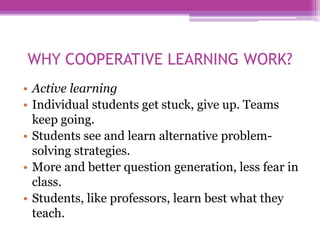 Cooperative learning | PPTX