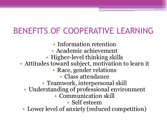 Cooperative learning