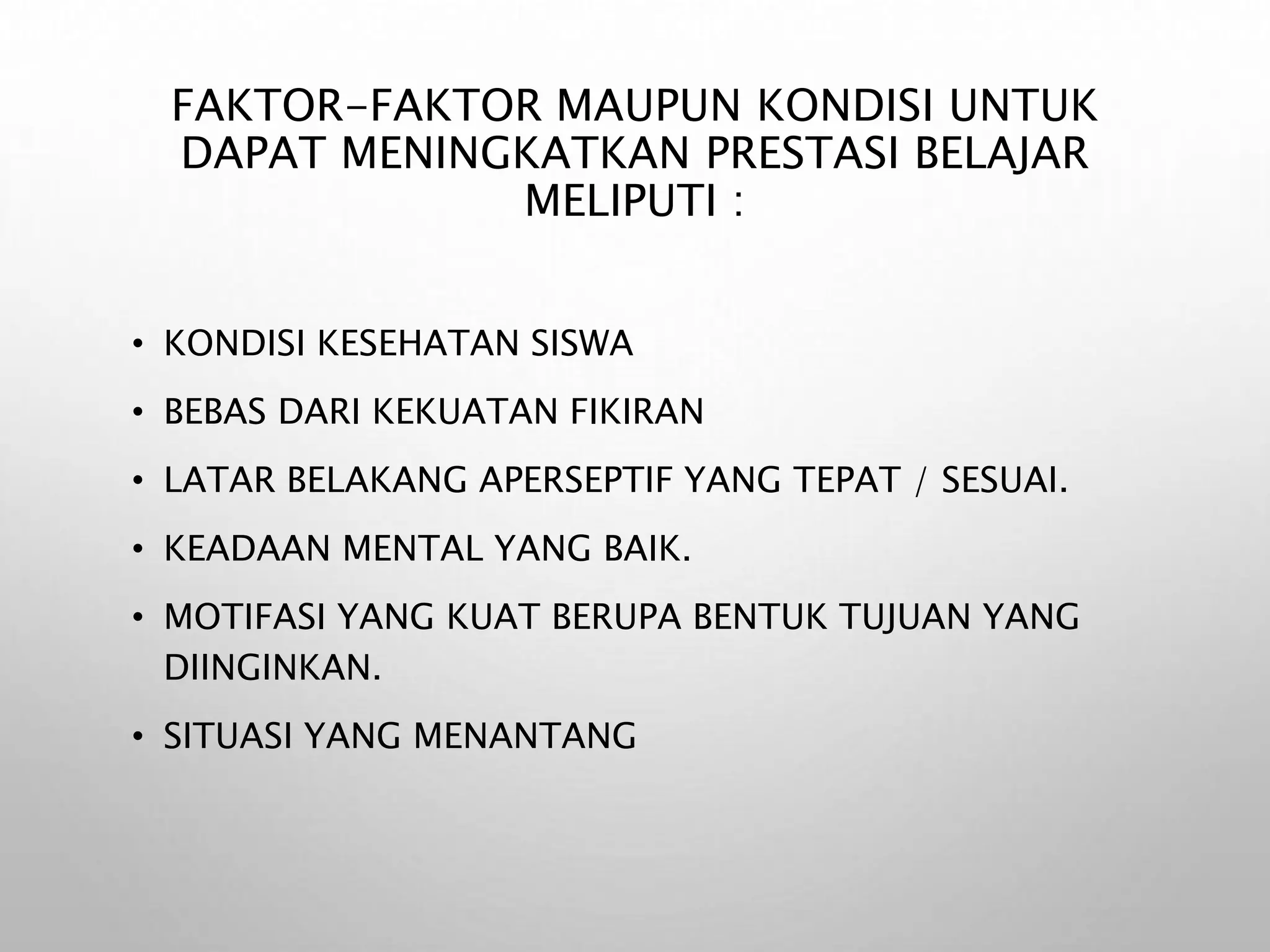 menumbuhkan semangat_belajar | PPT