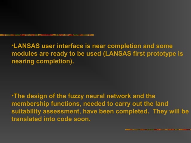Desarrollo del sistema LANSAS | PPT