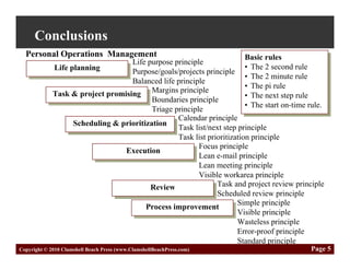 Personal Operations Management | PDF