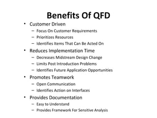 Qfd | PDF