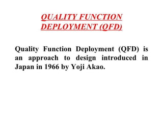 QFD | PPT
