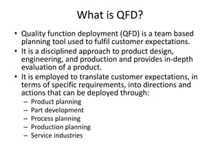 QFD.pdf | Business | Business and Finance