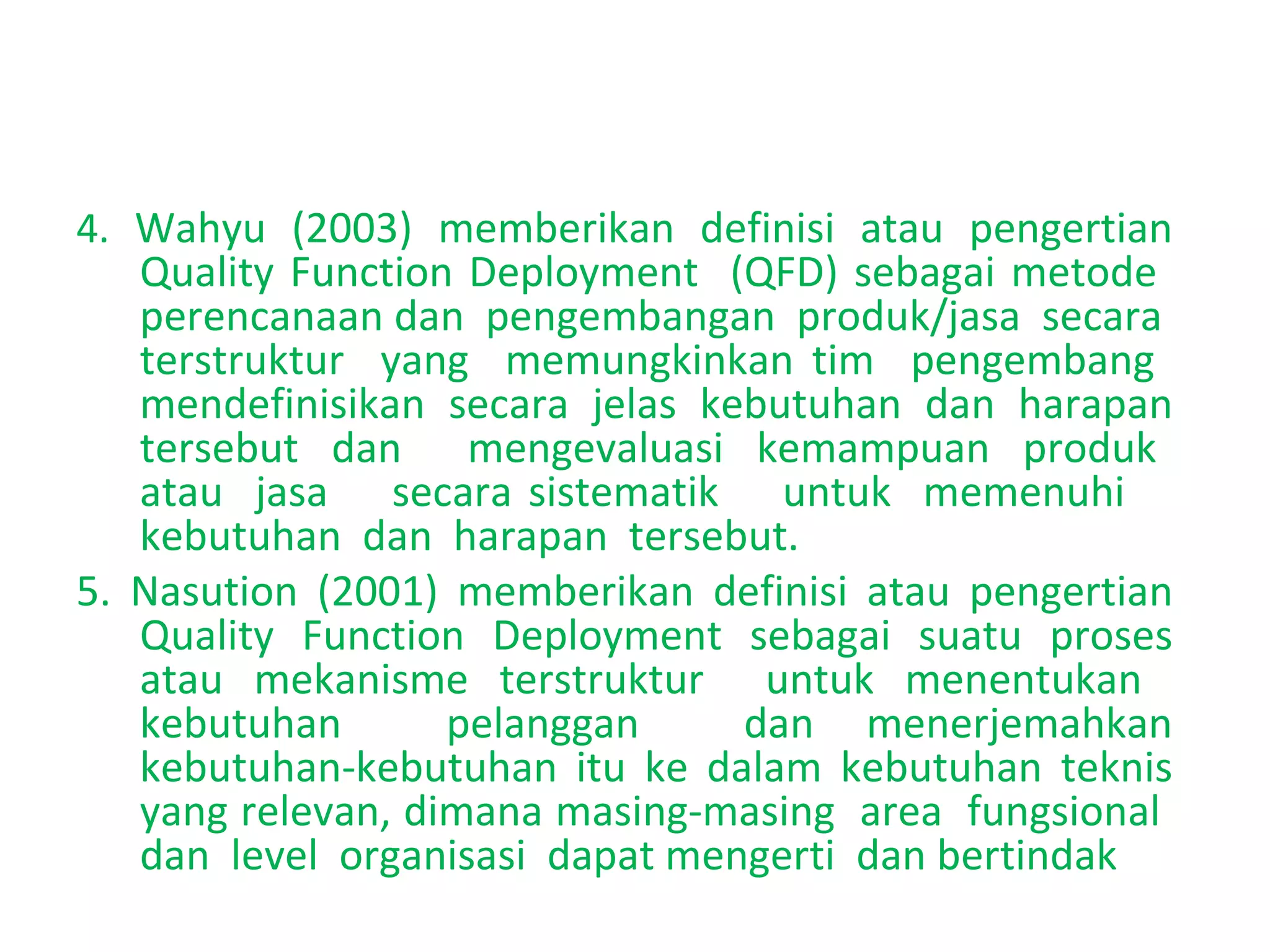 Qfd persentasi | PPT