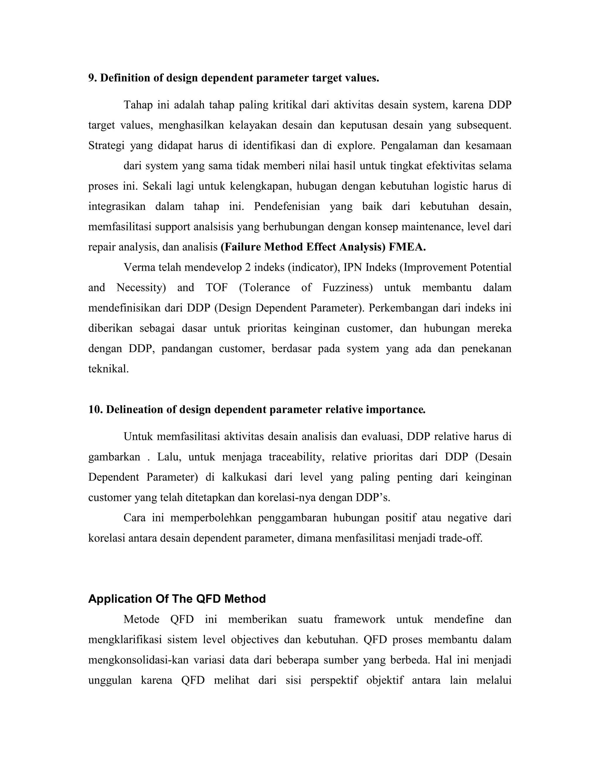 QFD journal review (integrate logistics into system design) | PDF