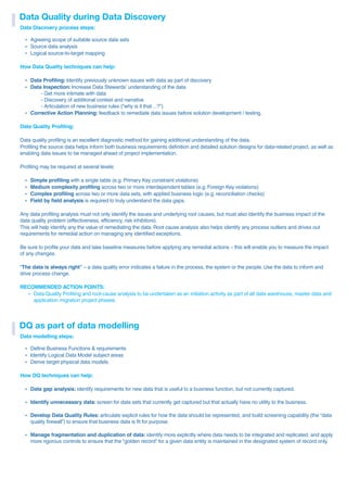 Data Quality in Data Warehouse and Business Intelligence Environments - Discussion Paper | PDF ...