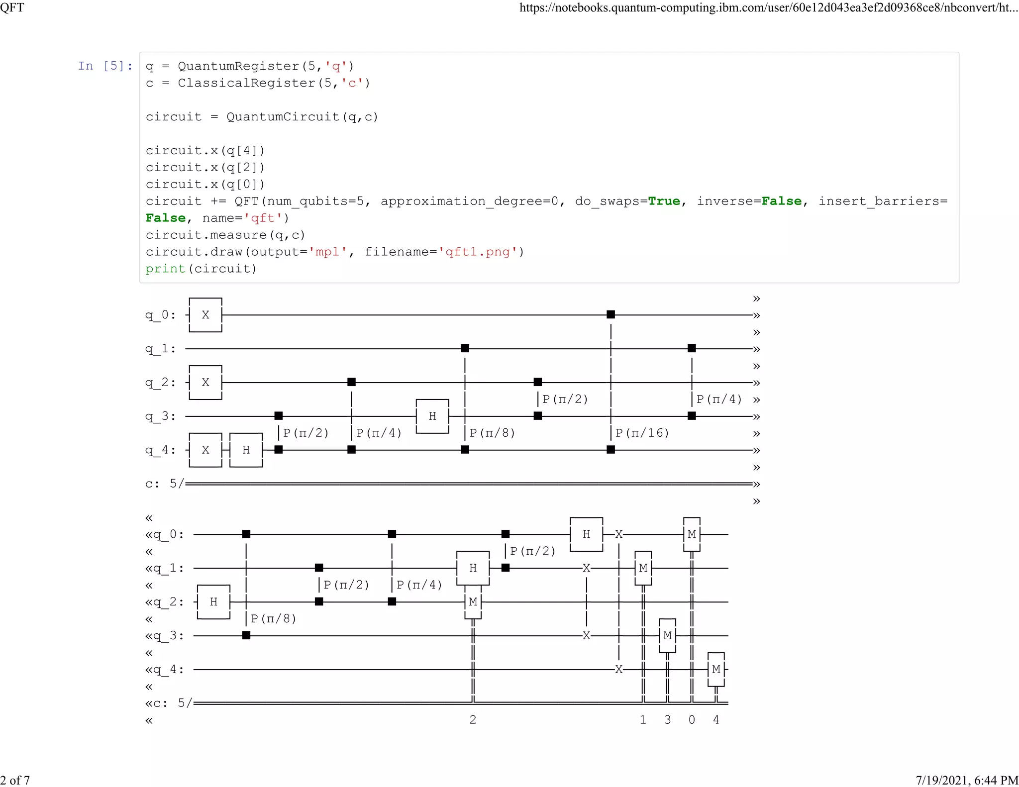 Quantum Fourier Transform | PDF