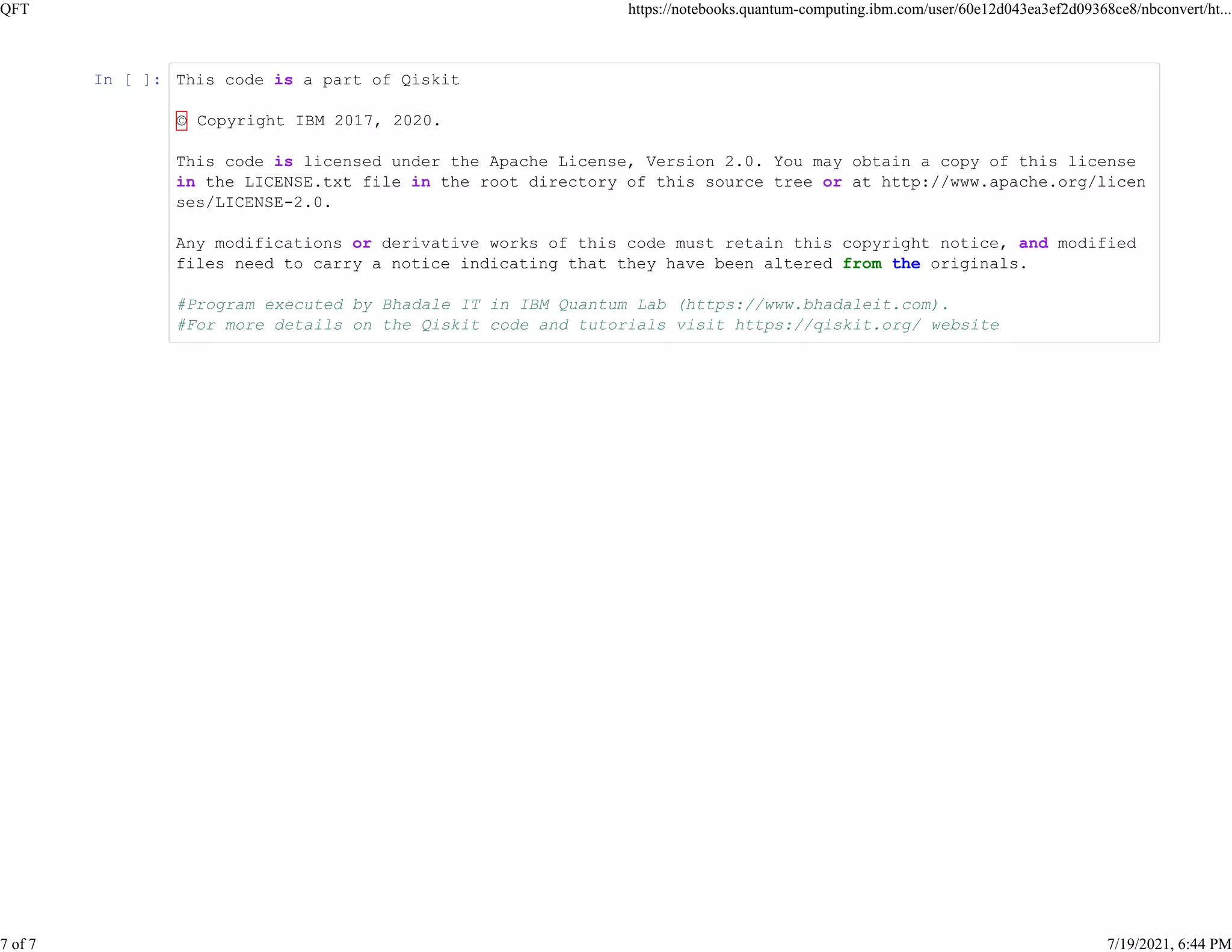 Quantum Fourier Transform | PDF