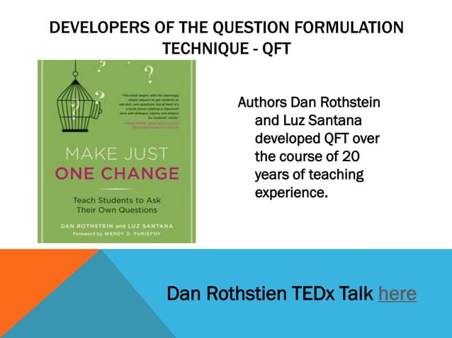 Essential Question Strategies and the Question Formulation Technique ...