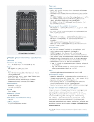 Qfx3008 qfabric interconnect | PDF