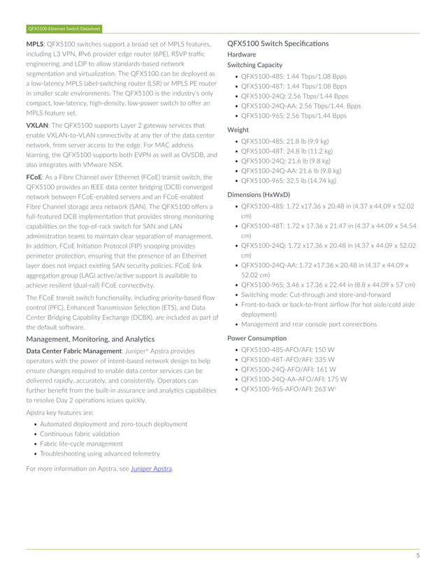 qfx5100-ethernet-switch-datasheet.pdfqfx5100-ethernet | PDF