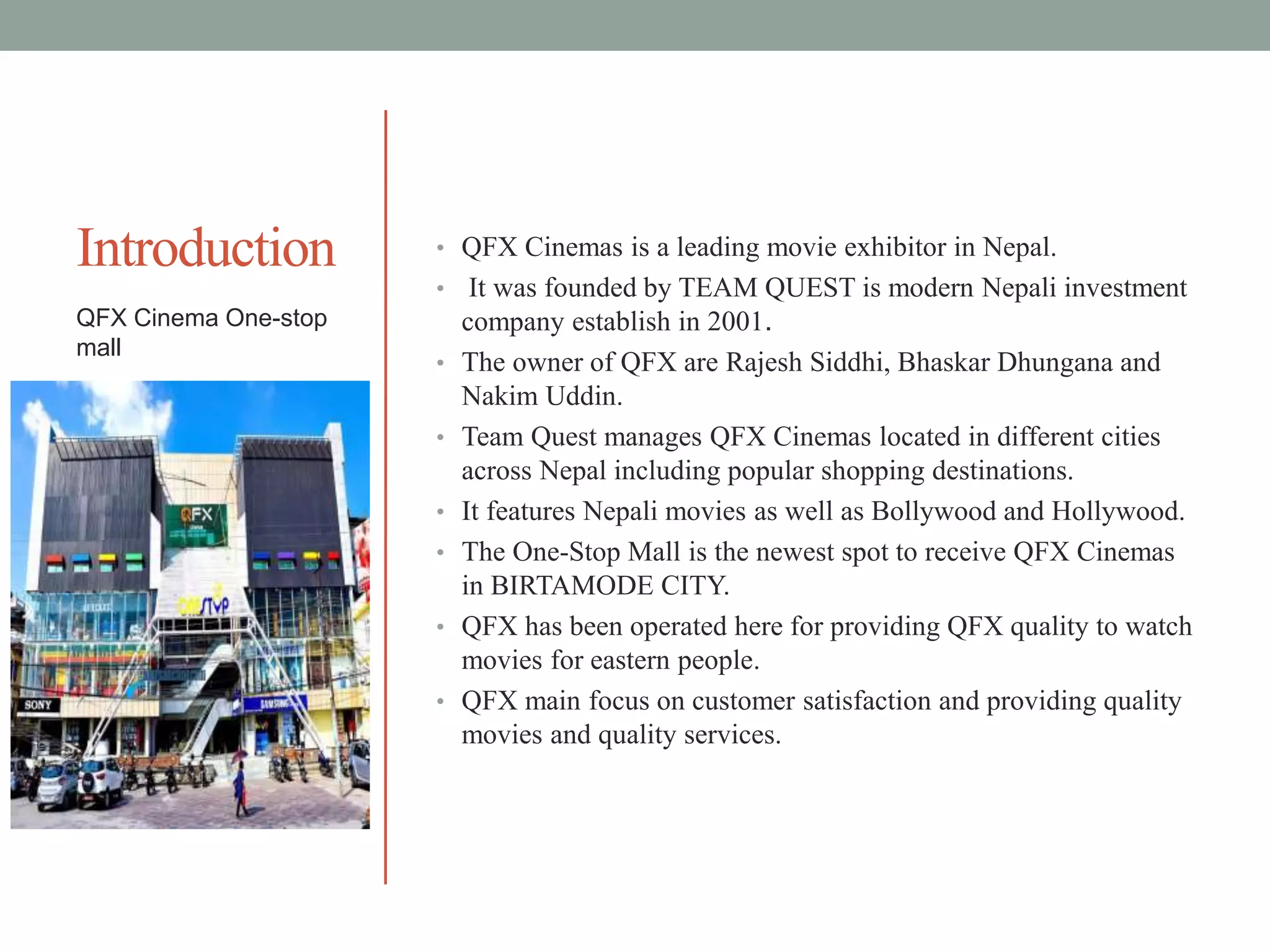 Qfx cinema | PPTX
