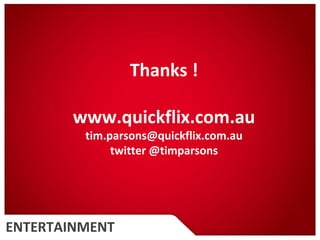 QuickFlix Strategic Vision | PPT