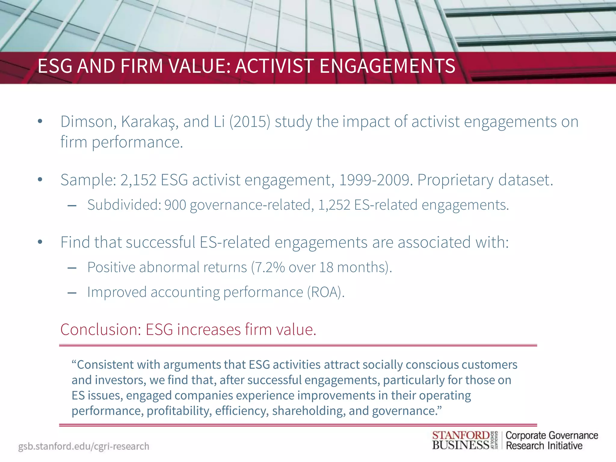 Environmental, Social, and Governance (ESG) Activities | PDF