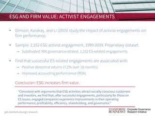 Environmental, Social, and Governance (ESG) Activities | PDF