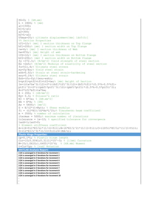 Pushover analysis of simply support steel section beam based on plastic ...