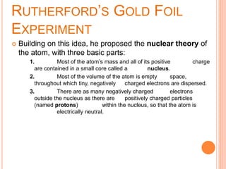The discovery of nucleus | PPTX