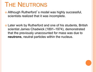The discovery of nucleus | PPTX