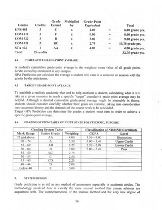 ELECTRONIC GRADE PREDICTION SYSTEM FOR DEPARTMENT OF COMPUTER BY ...
