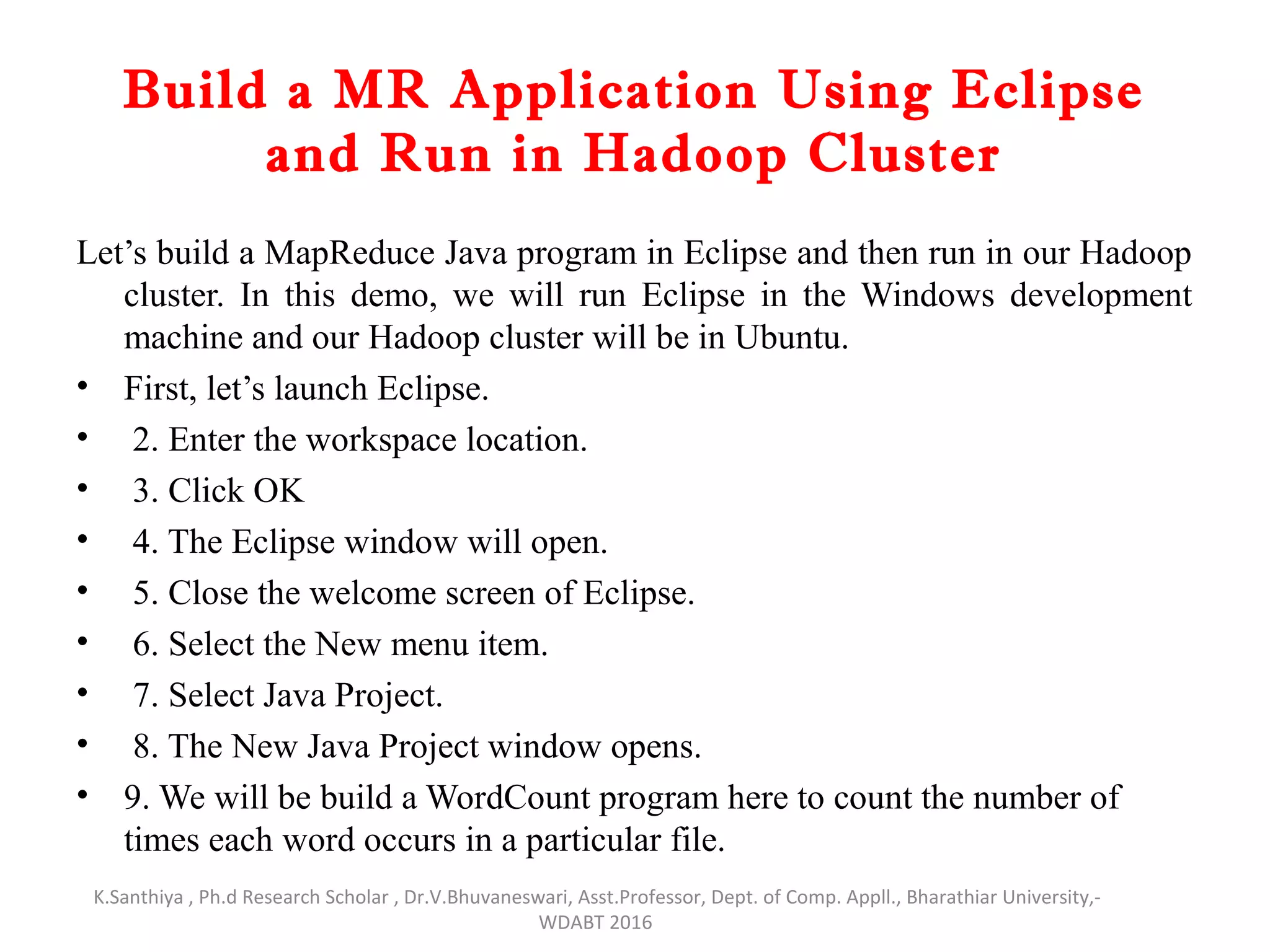 Hadoop map reduce | PPT