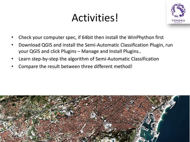 Semi-Automatic Classification Algorithm: The differences between Minimum Distance, Maximum ...