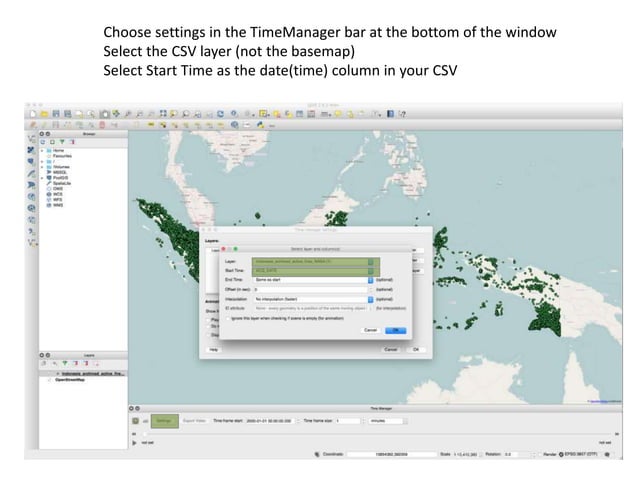 QGIS TimeManager Heatmap Tutorial | PPT