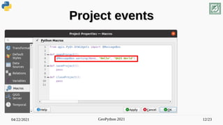 Qgis and python | PPT