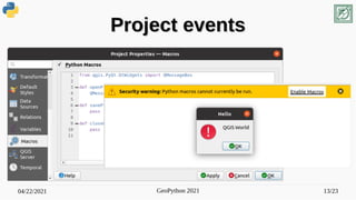 Qgis and python | PPT