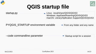Qgis and python | PPT