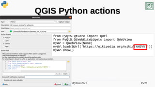 Qgis and python | PPT