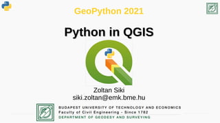 Qgis and python | PPT