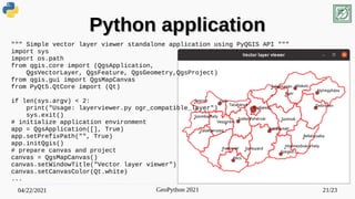 Qgis and python | PPT