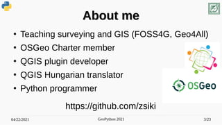 Qgis and python | PPT