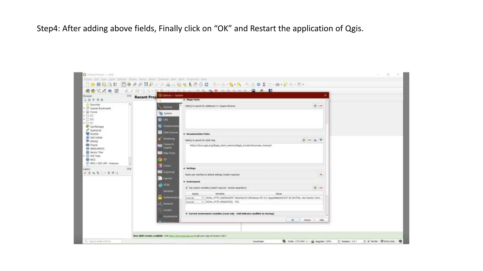 Qgis Application Environment Variable Updation Stepspptx 
