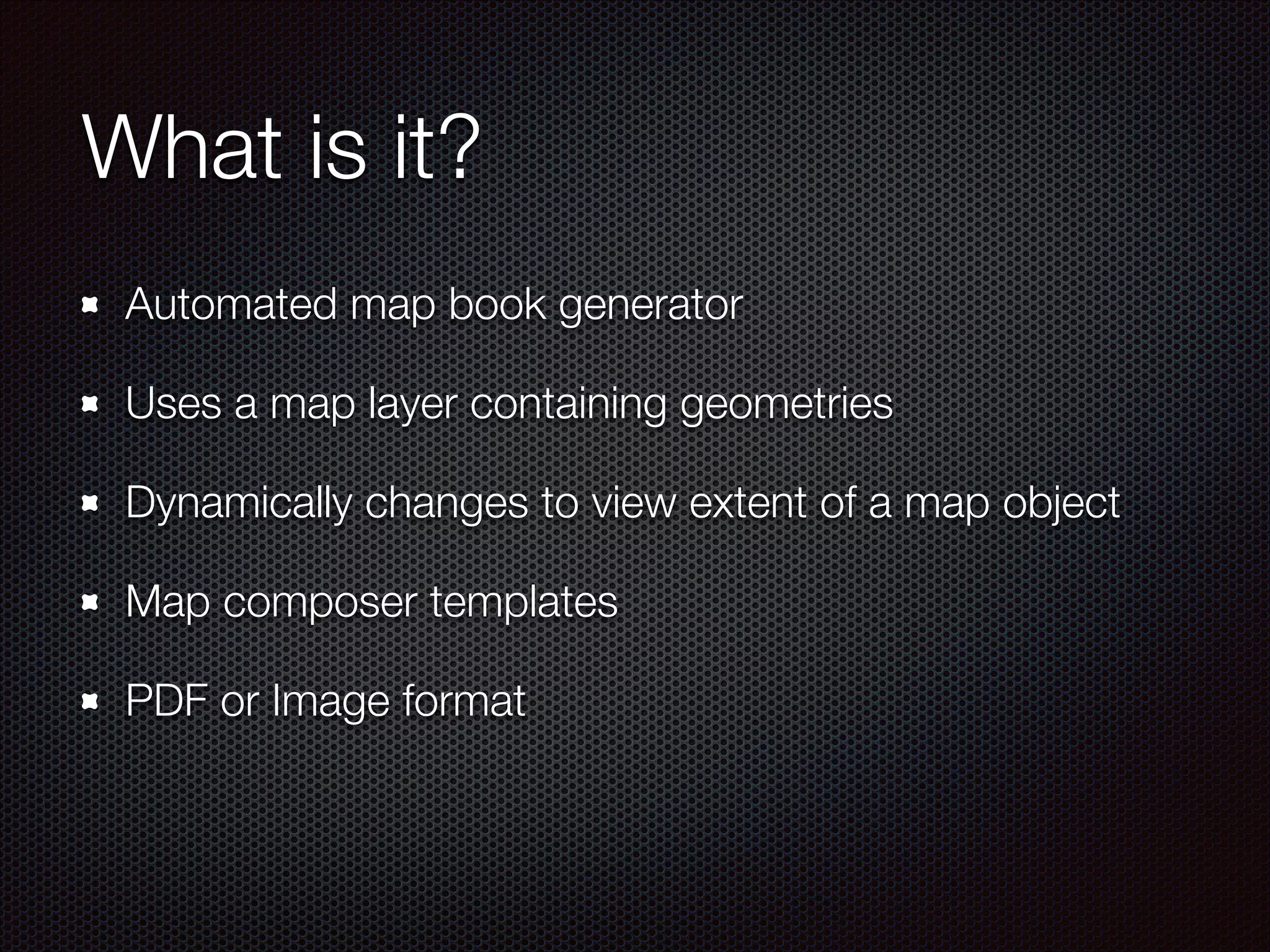 QGIS and Altas: Automatic map generation | PDF