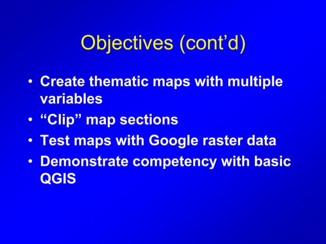 QGIS Module 1 | PDF | Geography | Science