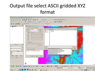 Qgis raster to point | PPTX