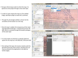 Q-GIS : Geo-referencing and Digitization | PDF