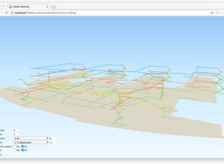 Creating and indoor routable network with QGIS and pgRouting | PDF