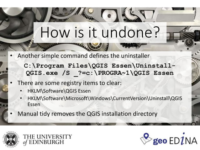Installing QGIS on a network | PPT