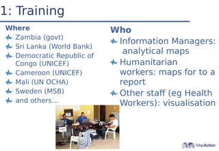 MapAction and QGIS: GIS for Humanitarian Response | PPT