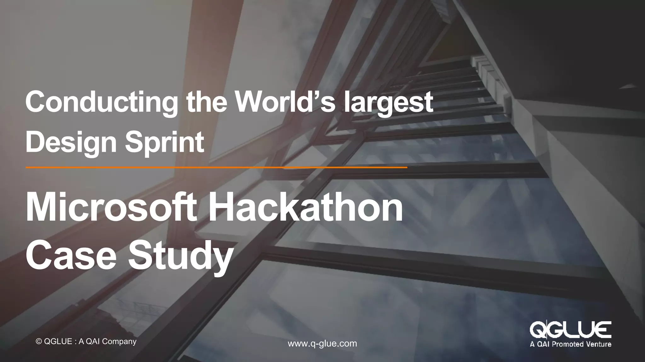 Microsoft hackathon - conducting the world's largest design sprint | PDF