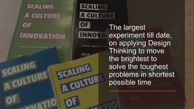 Microsoft hackathon - conducting the world's largest design sprint ...